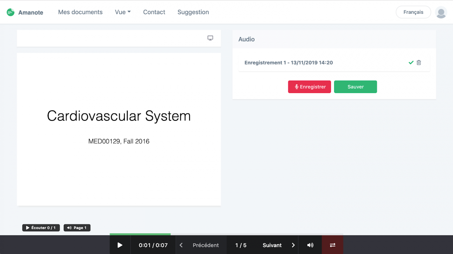 Distance Teaching with Moodle and Amanote