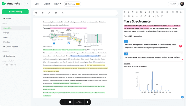Amanote - Annotate scientific article & paper