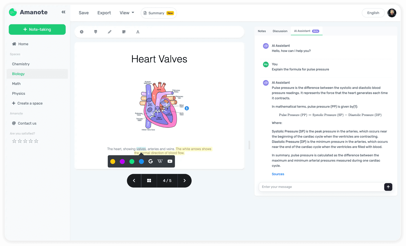 Amanote - Turn your course materials into interactive content