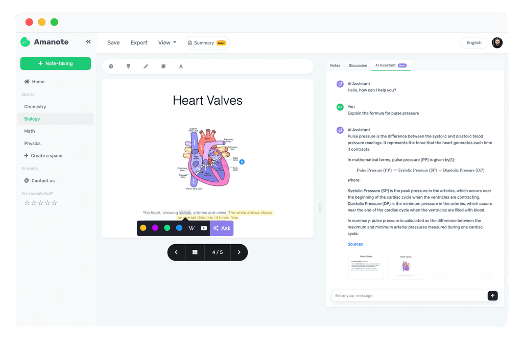 Amanote - The notes maker app for students